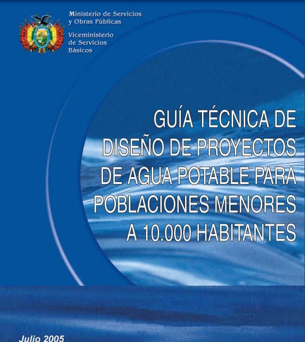 Guía Técnica De Diseño De Proyectos De Agua Potable Para Poblaciones